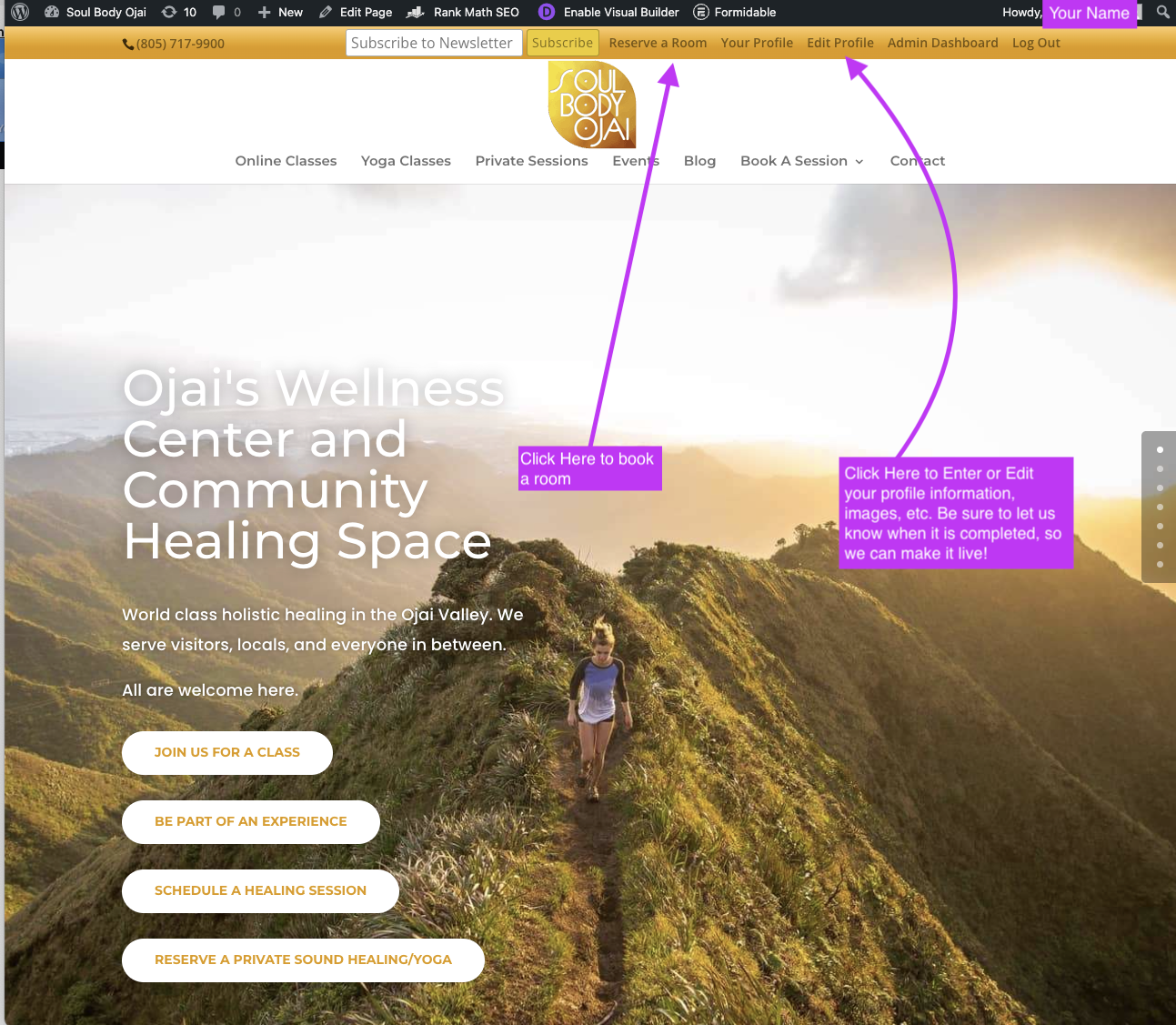 New Member Instructions - Soul Body Ojai